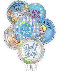 Our Big Boy: Balloon Bouquet - River Dell Flowers-Oradell Florist-Flower Delivery