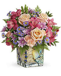 Sophisticated Whimsy cube - River Dell Flowers-Oradell Florist-Flower ...